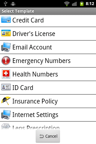 EarthAndroidGet A Winning eWallet For Storage Of Confidential Info ...