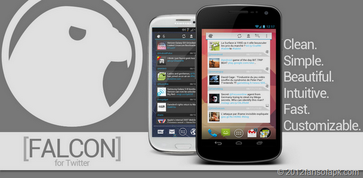 EarthAndroidFalcon For Twitter Released On Android - EarthAndroid