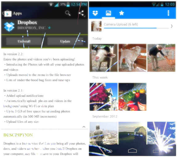 EarthAndroidDropbox gets new updates - EarthAndroid