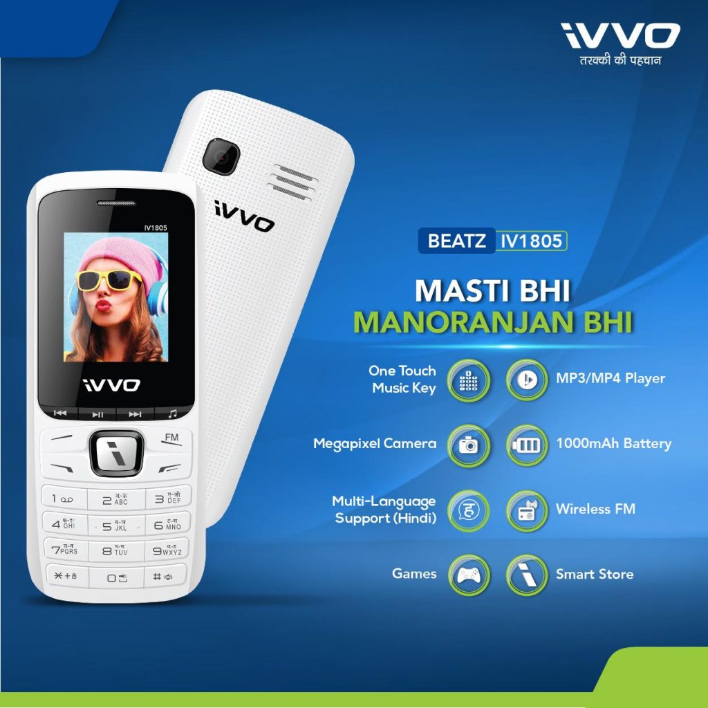 EarthAndroidiVVO unveils Beatz IV1805 smart feature phone with ...